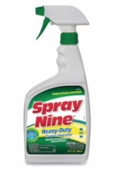 Heavy-Duty Cleaner+Degreaser+Disenfectant, 32 oz Flat Spray Bottle ...